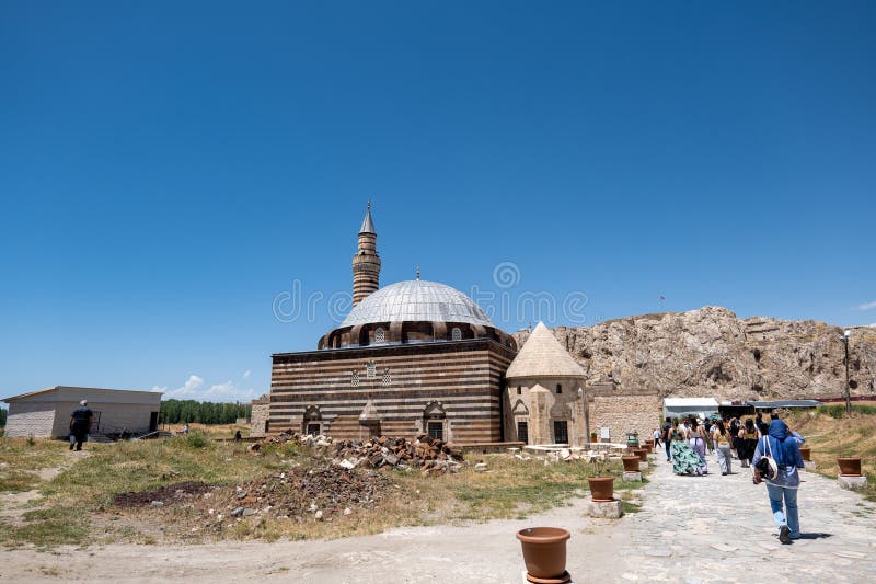 Husrev Pasha Mosque, Van, Turkey Stock Image - Image of historical ...