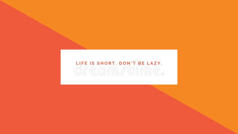 Hustle Motivational Desktop Wallpaper Stock Illustration - Illustration ...