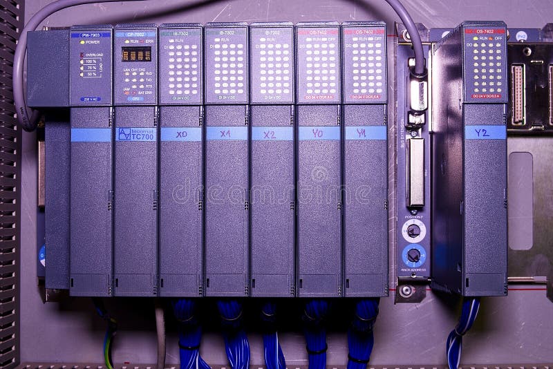 Image Shows Modular Control System. Brand Tecomat. Editorial Photo ...