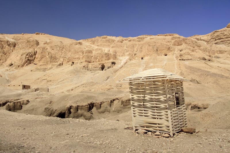 Hut in the Desert stock image. Image of shade, traditional - 16942437