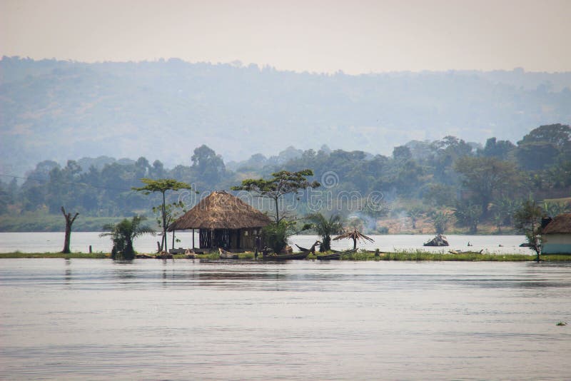 Great Rift Valley in Uganda with Amazing Sky Stock Image - Image of ...