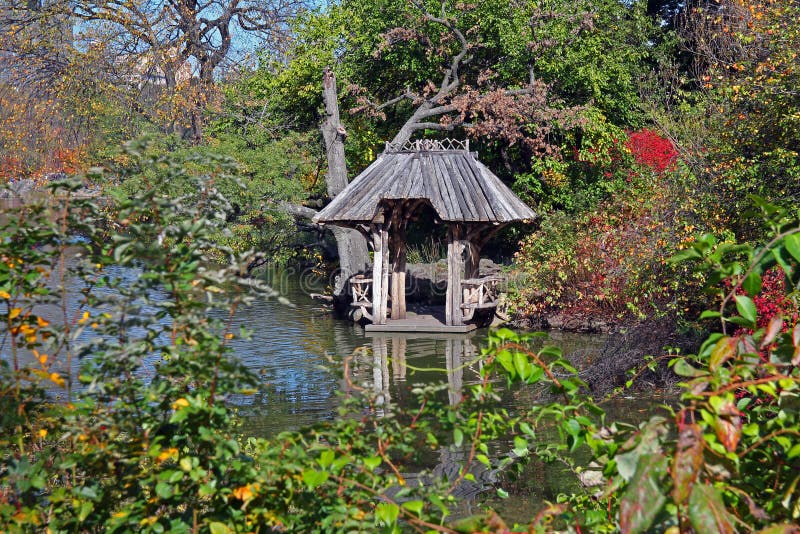 A hut beside a pond stock image. Image of holiday, natural - 23534899