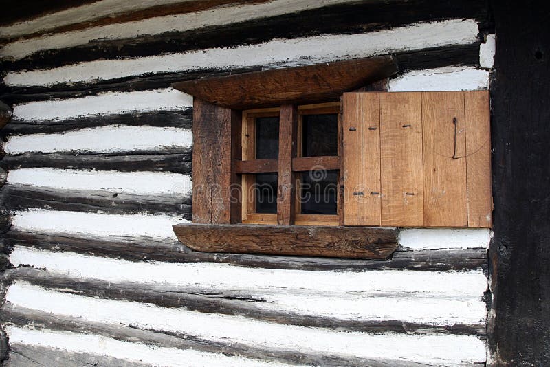 The hut window stock image. Image of country, bran, romania - 974689