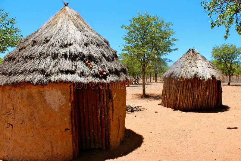 Huts in africa stock photo. Image of africa, thatched - 67002338