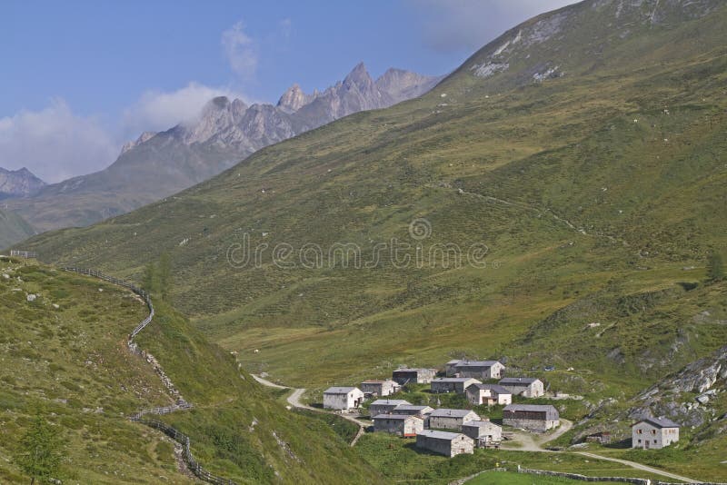 Huts in East Tyrol stock photo. Image of austria, pasture - 21554034