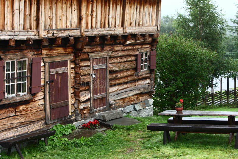 Huts in europe village stock image. Image of suburban - 23640225