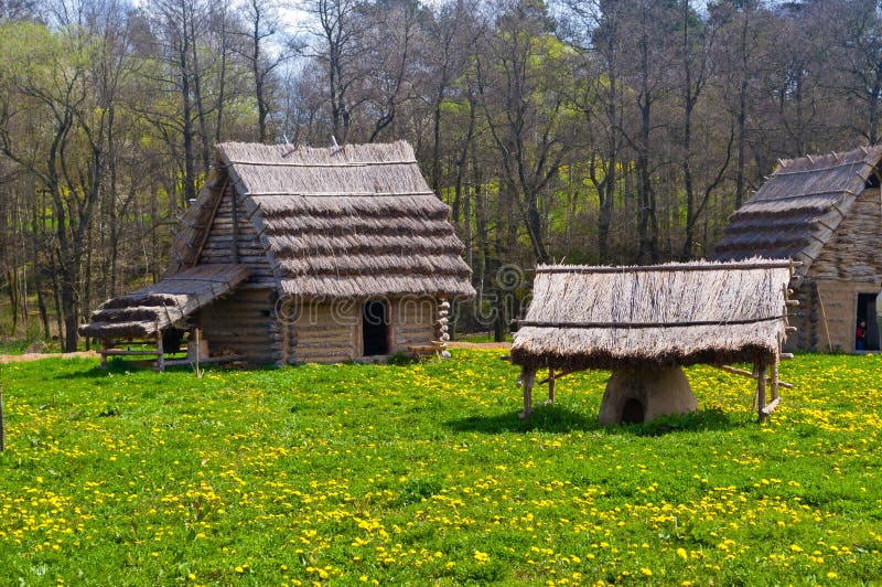 Huts stock photo. Image of residential, cottage, history - 44118716