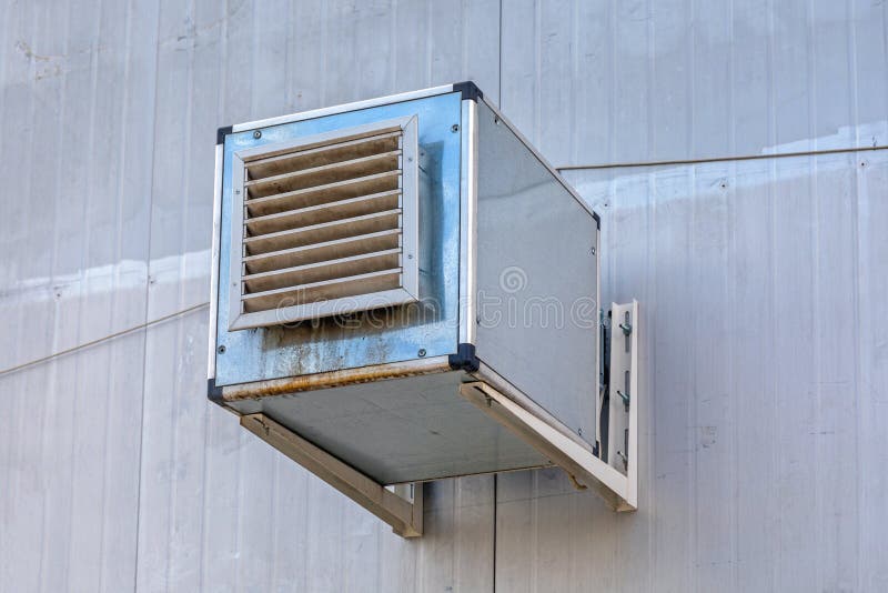Hvac Box External stock image. Image of cooling, vents - 201185003