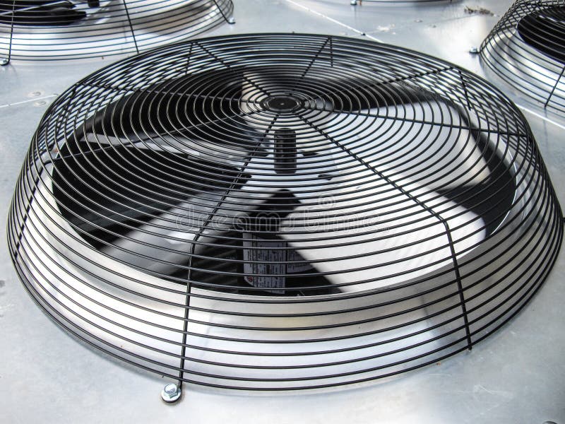 HVAC Condenser Fan stock photo. Image of pump, condenser - 59520646