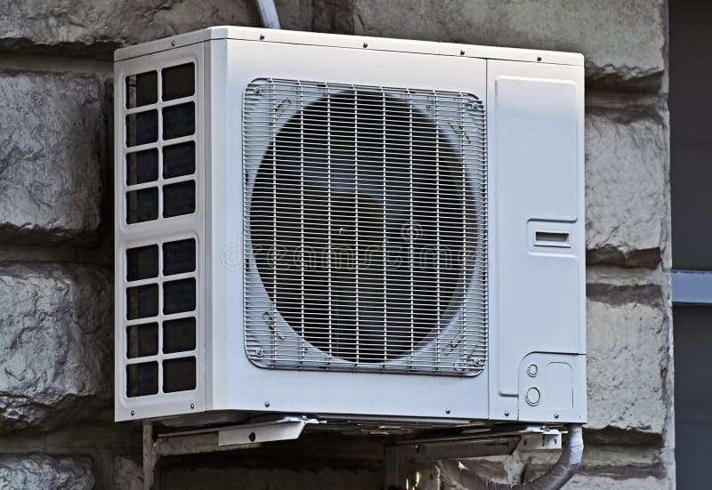 HVAC external unit stock image. Image of machinery, cooler - 318252475