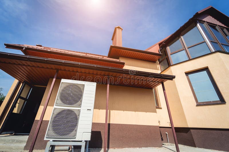 HVAC Heating and Cooling Home System Technologies Stock Image - Image ...