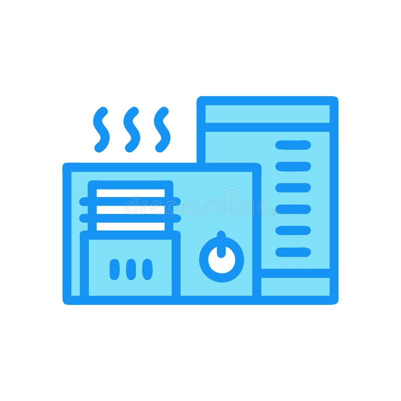 HVAC Icon for Heating and Cooling Systems Stock Illustration ...