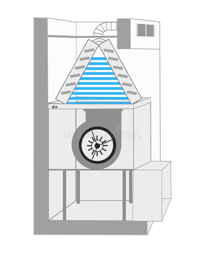Air Conditioning Unit Illustration Stock Illustrations – 2,102 Air ...