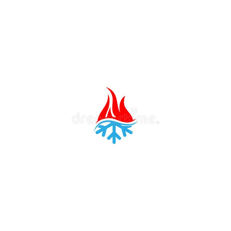 Vector HVAC logo stock vector. Illustration of fire - 337726130