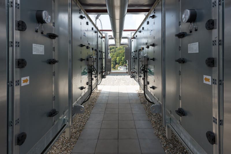 Hvac Machine, Forced Ventilaton Engine, Air Conditioning Appliance ...