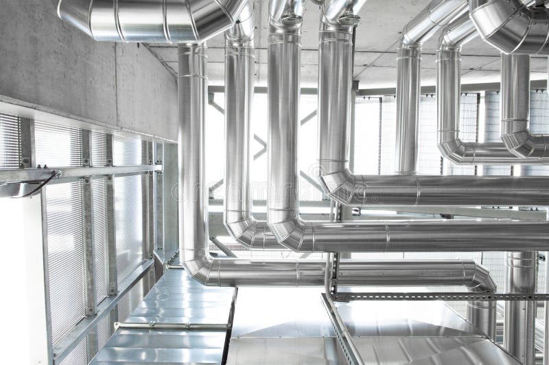 Hvac Pipes, Heating, Ventilation, Air Conditioning and Cooling System ...