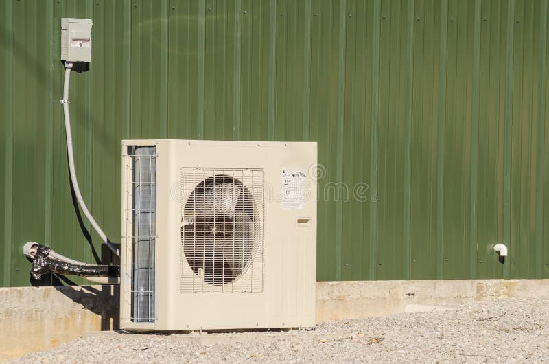 HVAC Unit stock photo. Image of siding, enclosure, heating - 68240900