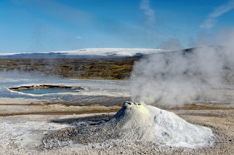 Hveravellir Hot Spring in Iceland Stock Image - Image of water, spot ...