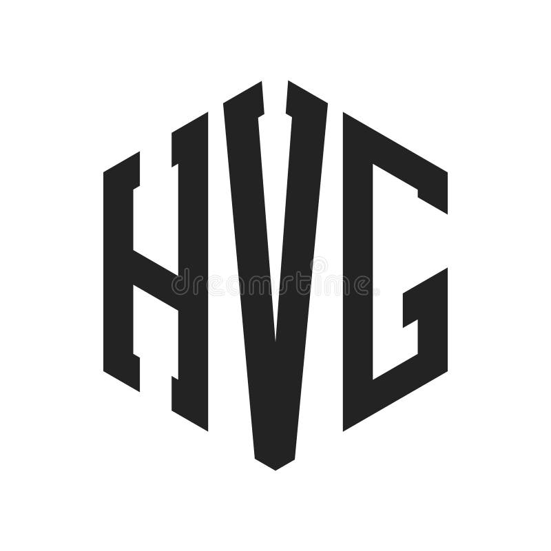 HVG Logo Design. Initial Letter HVG Monogram Logo Using Hexagon Shape ...