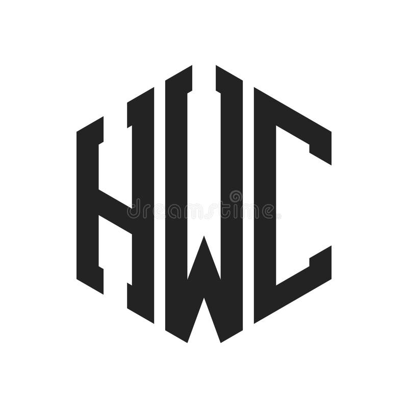 HWC Logo Design. Initial Letter HWC Monogram Logo Using Hexagon Shape ...