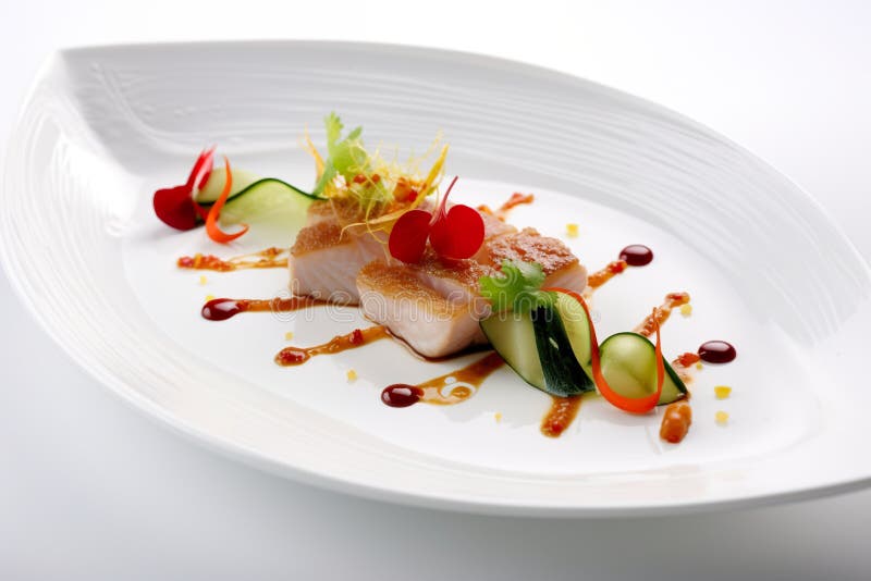 Hweh: Raw Fish Served with Vegetables and Spicy Sauce, AI Generative ...