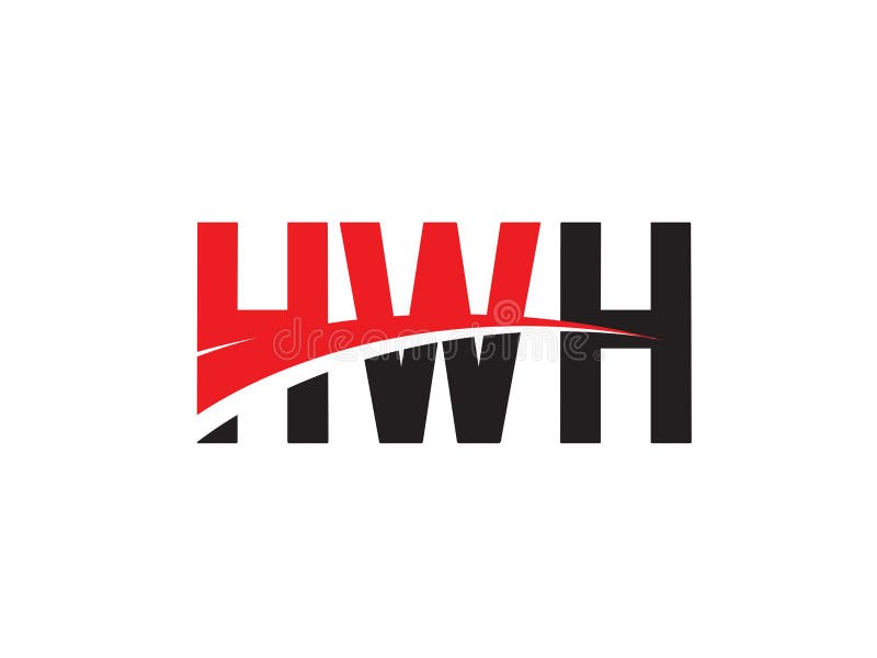 HWH Letter Initial Logo Design Vector Illustration Stock Vector ...