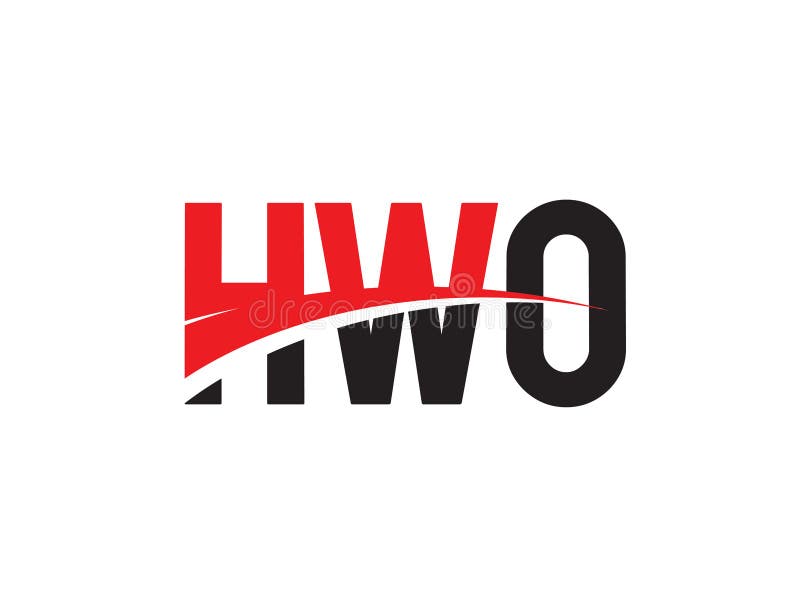 HWO Letter Initial Logo Design Vector Illustration Stock Vector ...