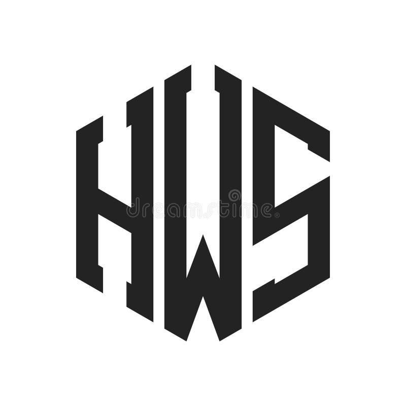 HWS Logo Design. Initial Letter HWS Monogram Logo Using Hexagon Shape ...