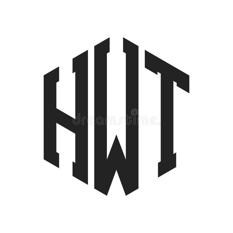HWT Logo Design. Initial Letter HWT Monogram Logo Using Hexagon Shape ...