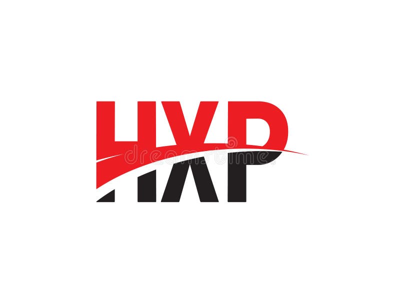 HXP Letter Initial Logo Design Vector Illustration Stock Vector ...
