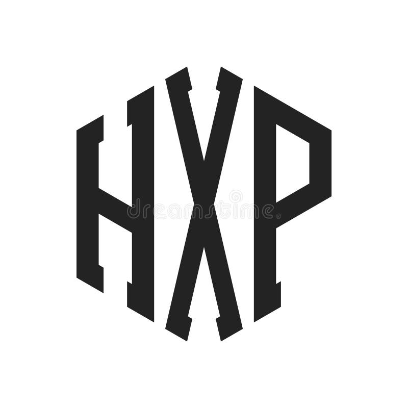 HXP Logo Design. Initial Letter HXP Monogram Logo Using Hexagon Shape ...