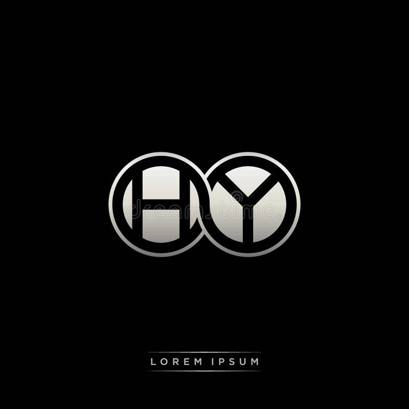 HY Initial Letter Linked Circle Capital Monogram Logo Modern Template ...