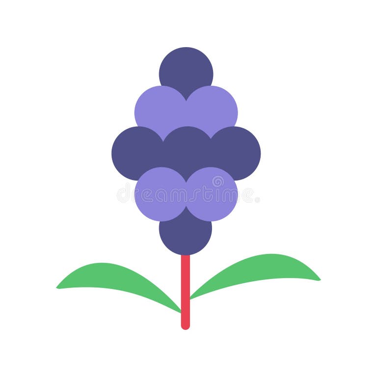 Hyacinth Icon Image. stock vector. Illustration of symbol - 284231893