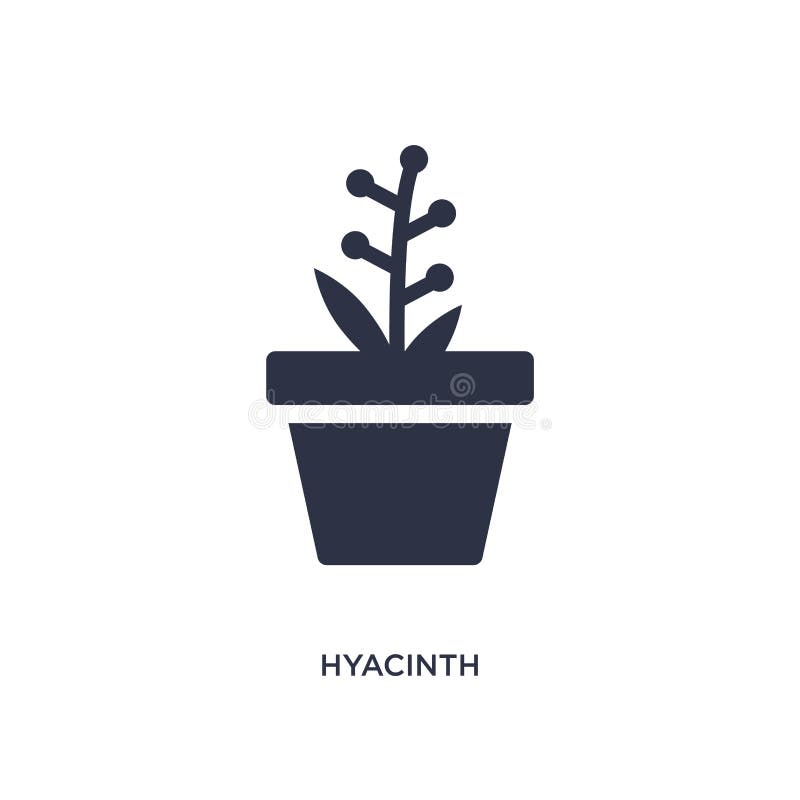 Hyacinth Icon. Trendy Flat Vector Hyacinth Icon on White Background ...