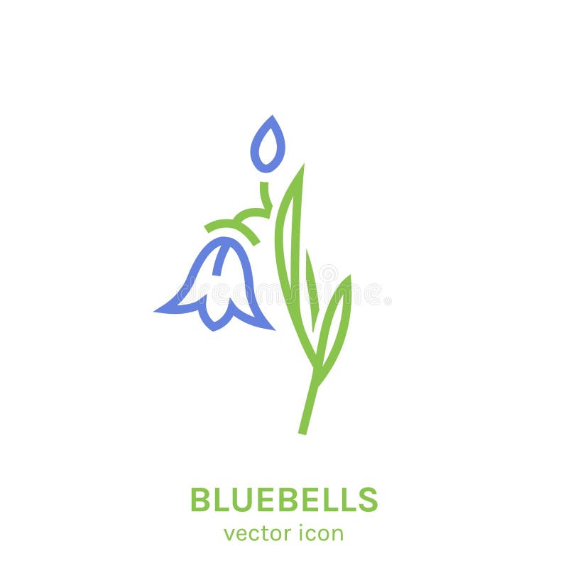 Bellflower Outline Stock Illustrations – 463 Bellflower Outline Stock ...