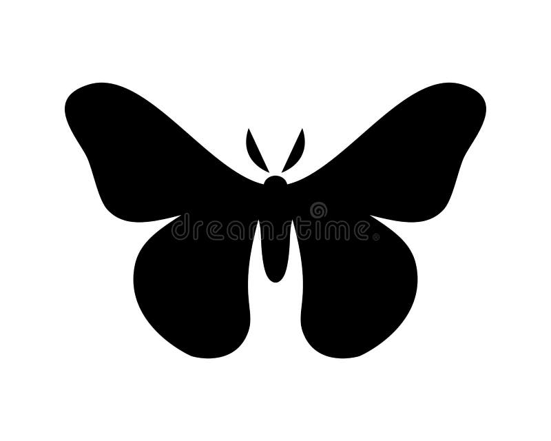 Hyalophora Cecropia, Cecropia Moth Stylized Vector Icon Stock Vector ...