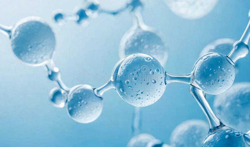 Scientific and Cosmetology Background with Abstract Molecular Structure ...