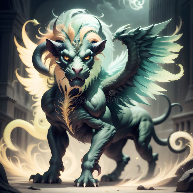 Hybrid Creatures, Ai-generatet Stock Illustration - Illustration of ...