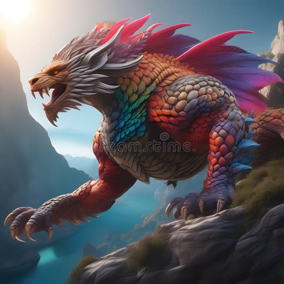 Hybrid Creatures, Ai-generatet Stock Illustration - Illustration of ...