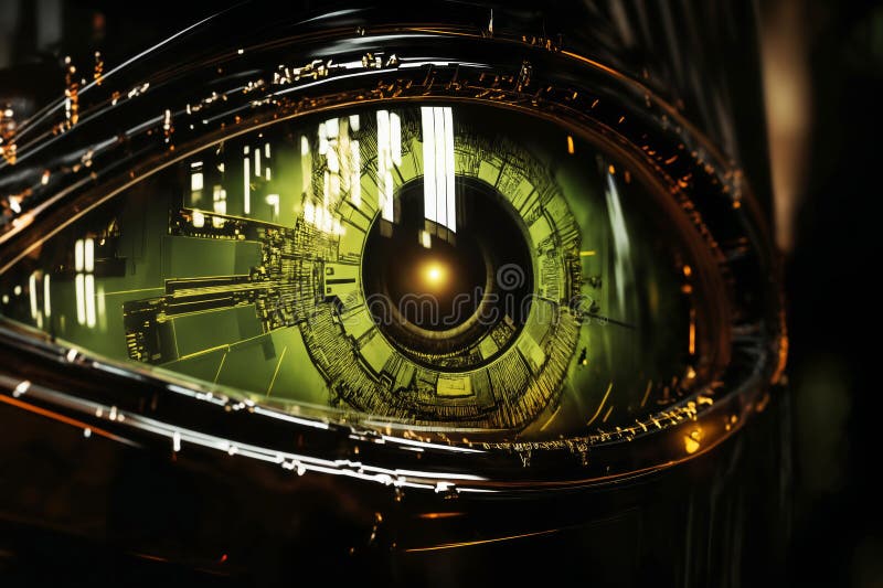 Hybrid of a Digital Human Eye Closeup, Augmented Reality and Digital ...