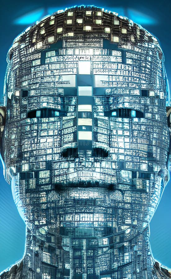 Hybrid Digital and Physical of Reality, the Face of AI 1 Stock ...