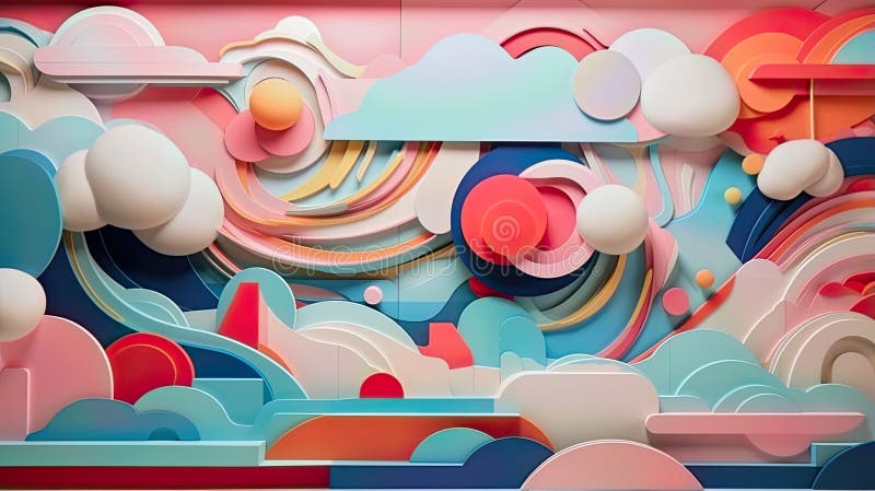 Hybrid Dimension Background Combining Elements of Nature and Technology ...