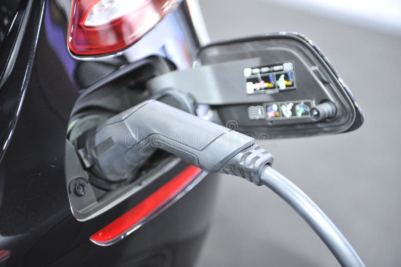 Hybrid Engine Car Rechargeable Automotive Stock Image - Image of ...