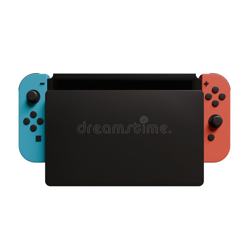 Hybrid Gaming Console stock illustration. Illustration of dimensional ...