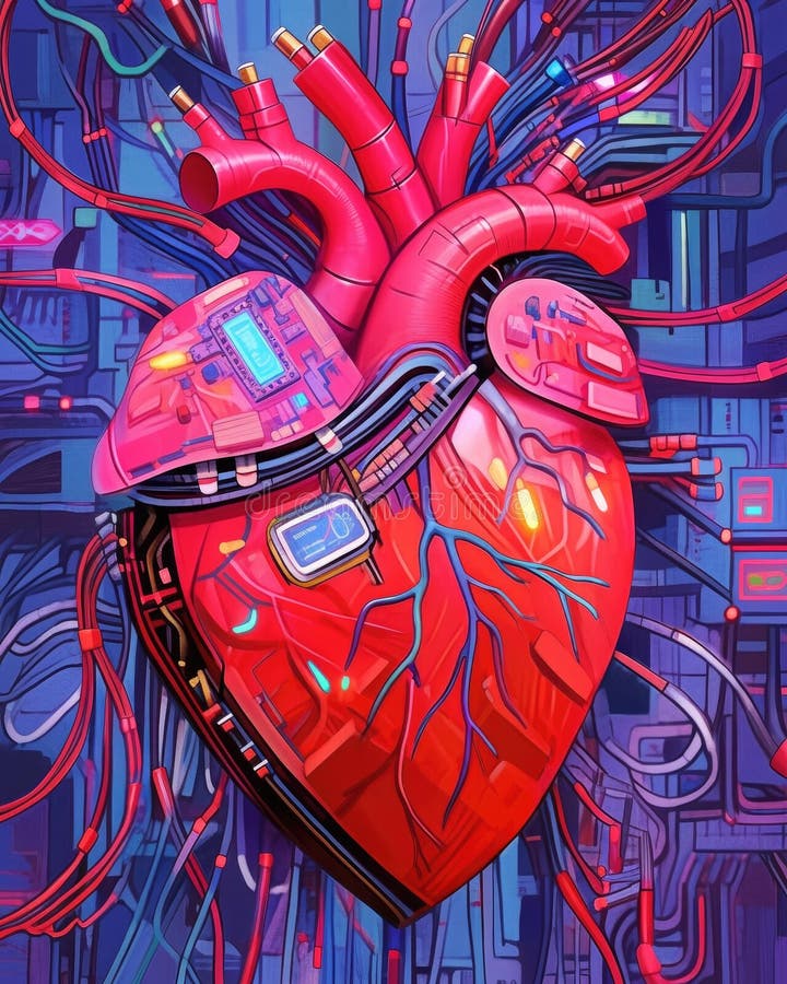 Hybrid Human Heart with Computer Elements, Fusion of Biology and ...