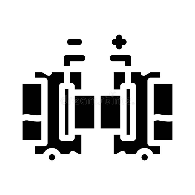 Hybrid Storage System Glyph Icon Vector Illustration Stock Vector ...