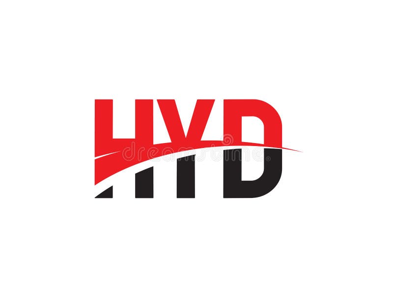 HYD Letter Initial Logo Design Vector Illustration Stock Vector ...