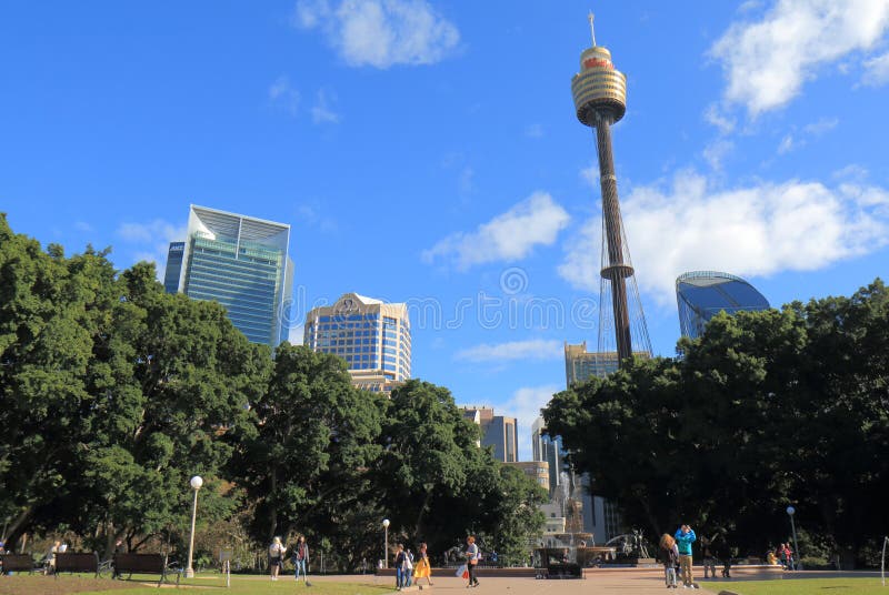 Hyde Park Cityscape Sydney Australia Editorial Photography - Image of ...