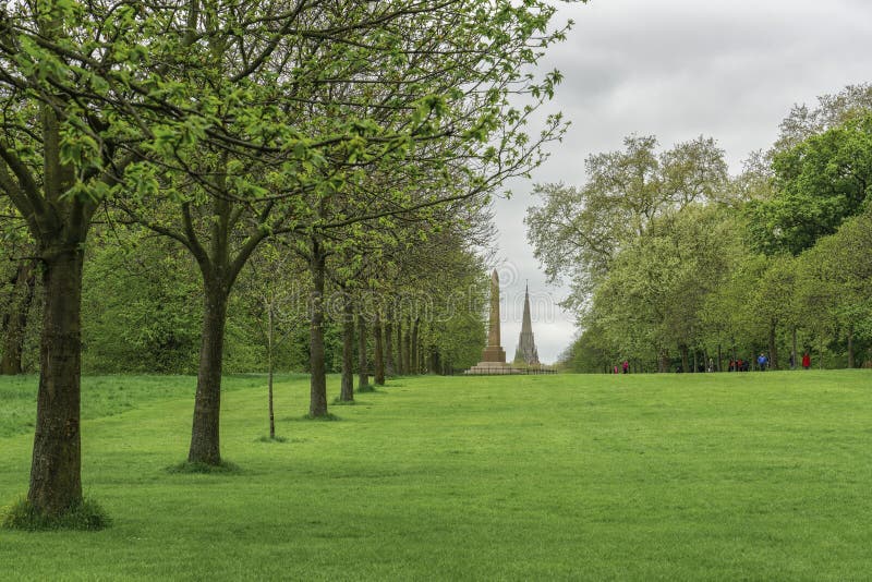 Hyde Park, London editorial stock image. Image of spring - 123182029