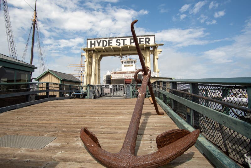 Hyde St. Pier Sign in San Francisco California Editorial Stock Photo ...